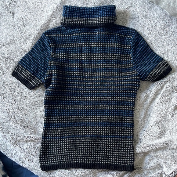 Sweaters | 7s 80s Y London Dotted Turtle Neck Short Sleeve Sweater ...